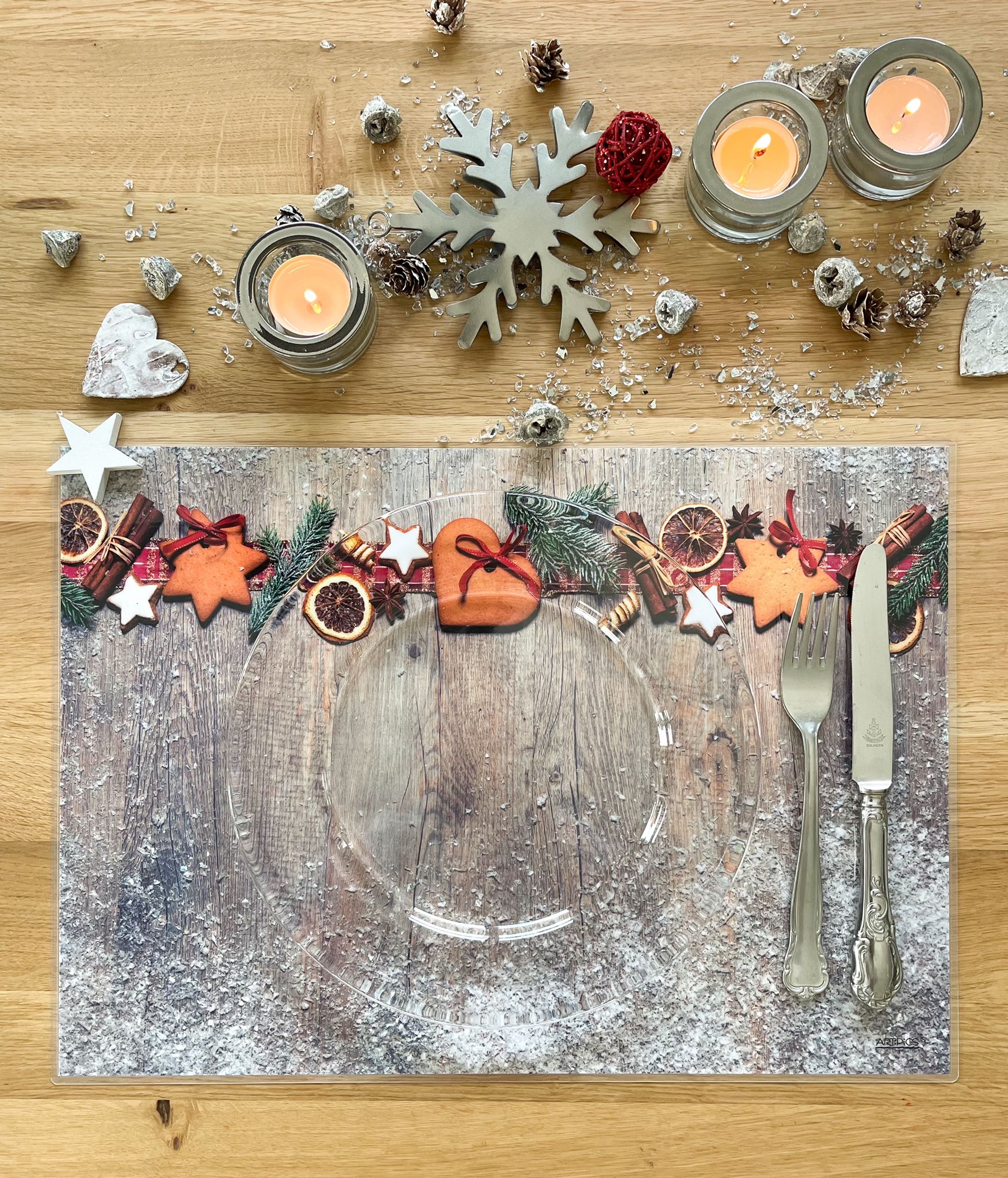 Tischset Weihnachten Abwaschbar